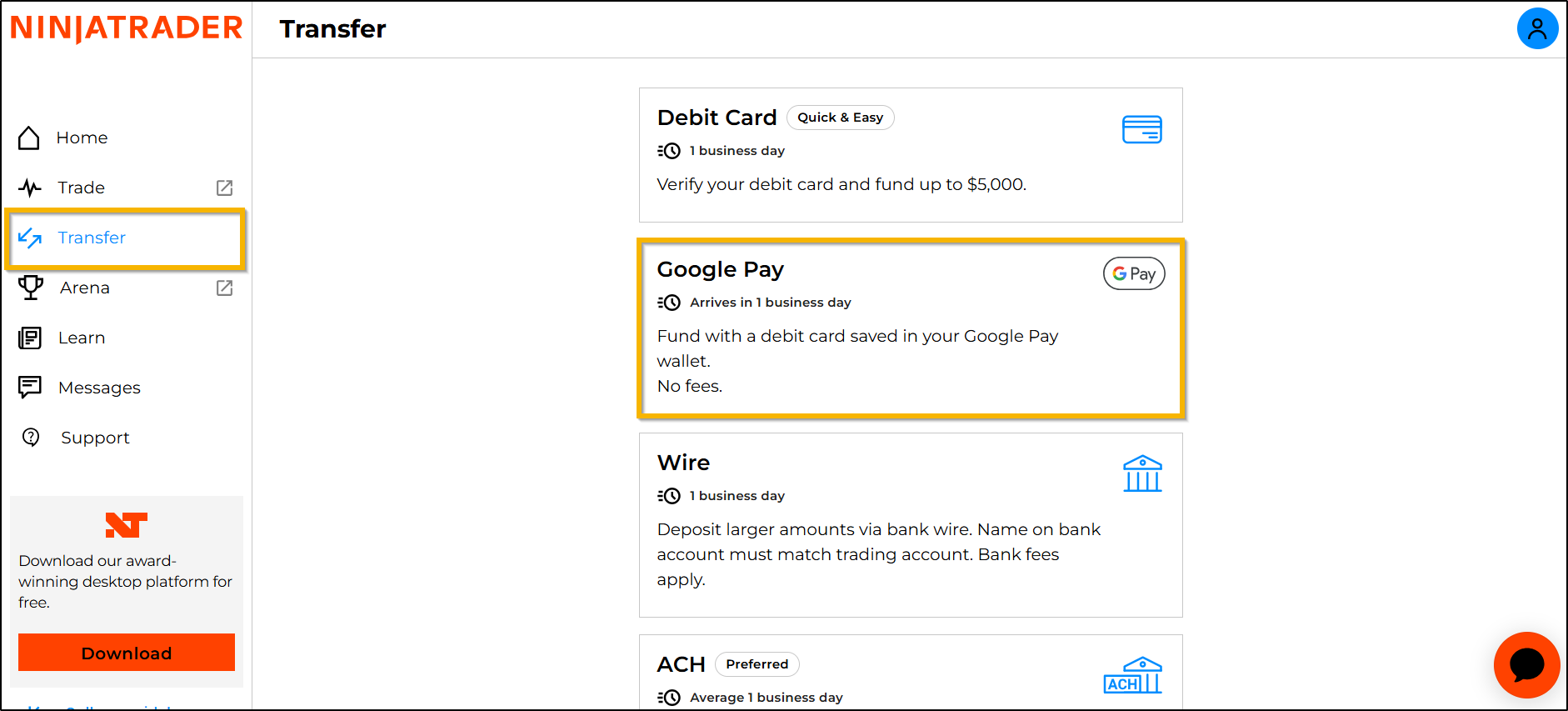 Depositing Funds With Google Pay & Apple Pay
