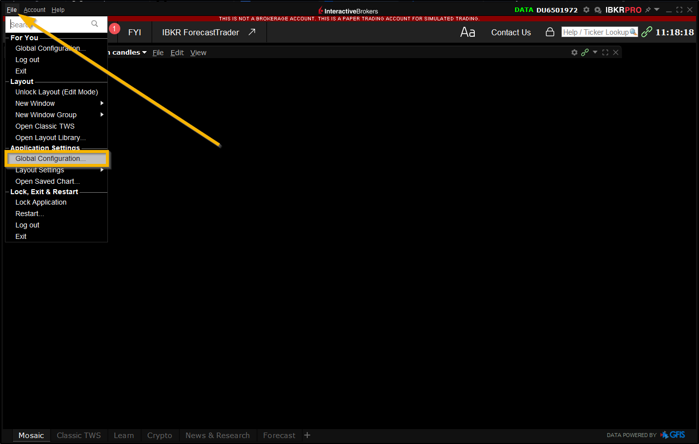 Connecting To Your Interactive Brokers Account