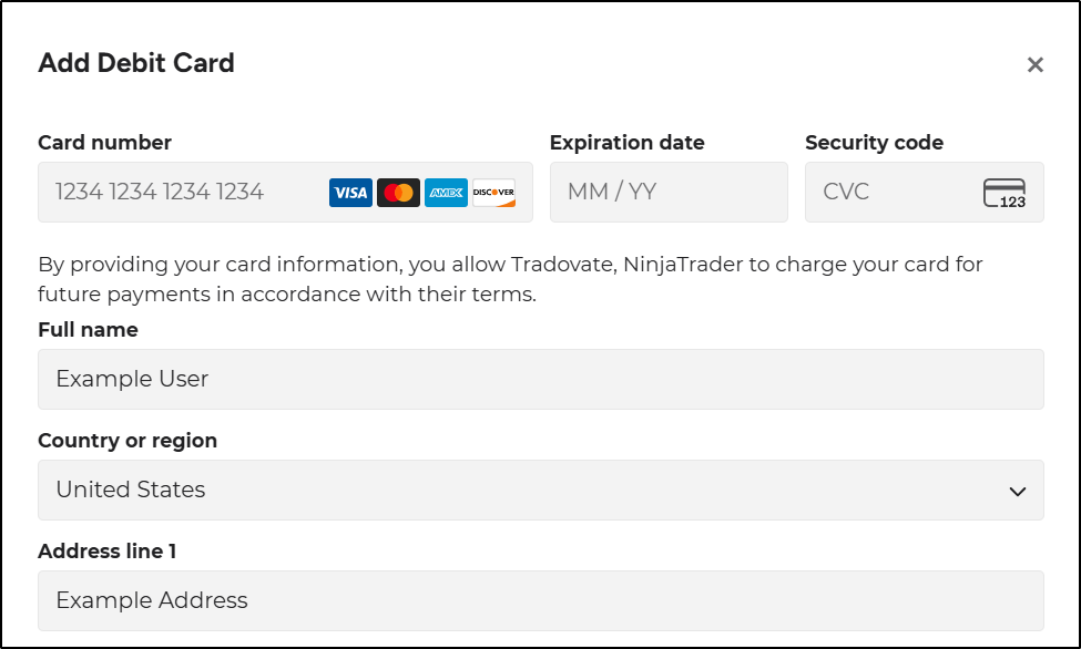 Depositing Funds by Debit Card